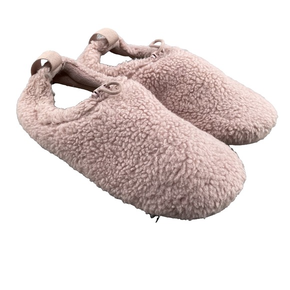 UGG | Shoes | Ugg Plush Slipper Womens 1 Pink Sherpa Fleece Loungewear ...